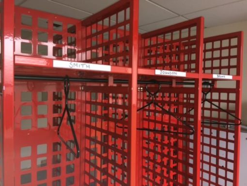 Fire & Rescue Turnout Gear Storage Racks - Lockers For Schools And Leisure