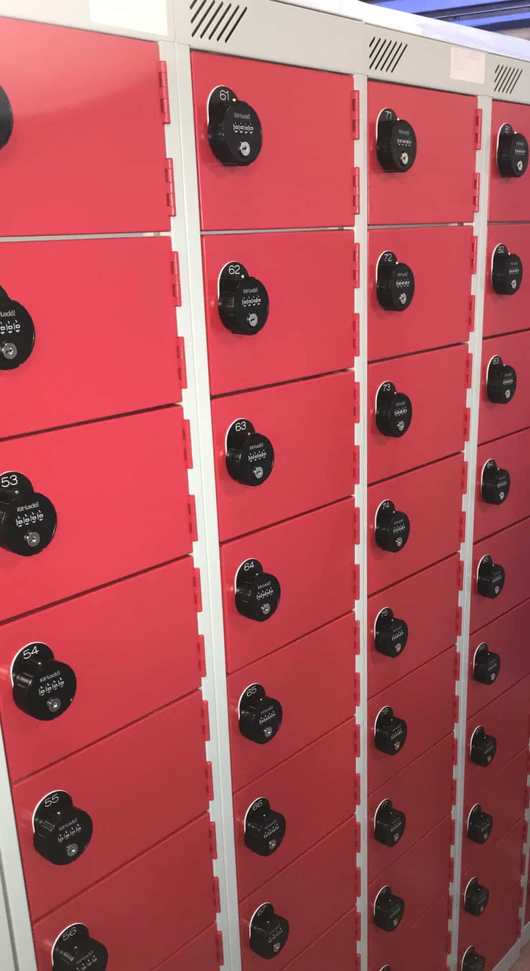 Lockers with Combination Locks