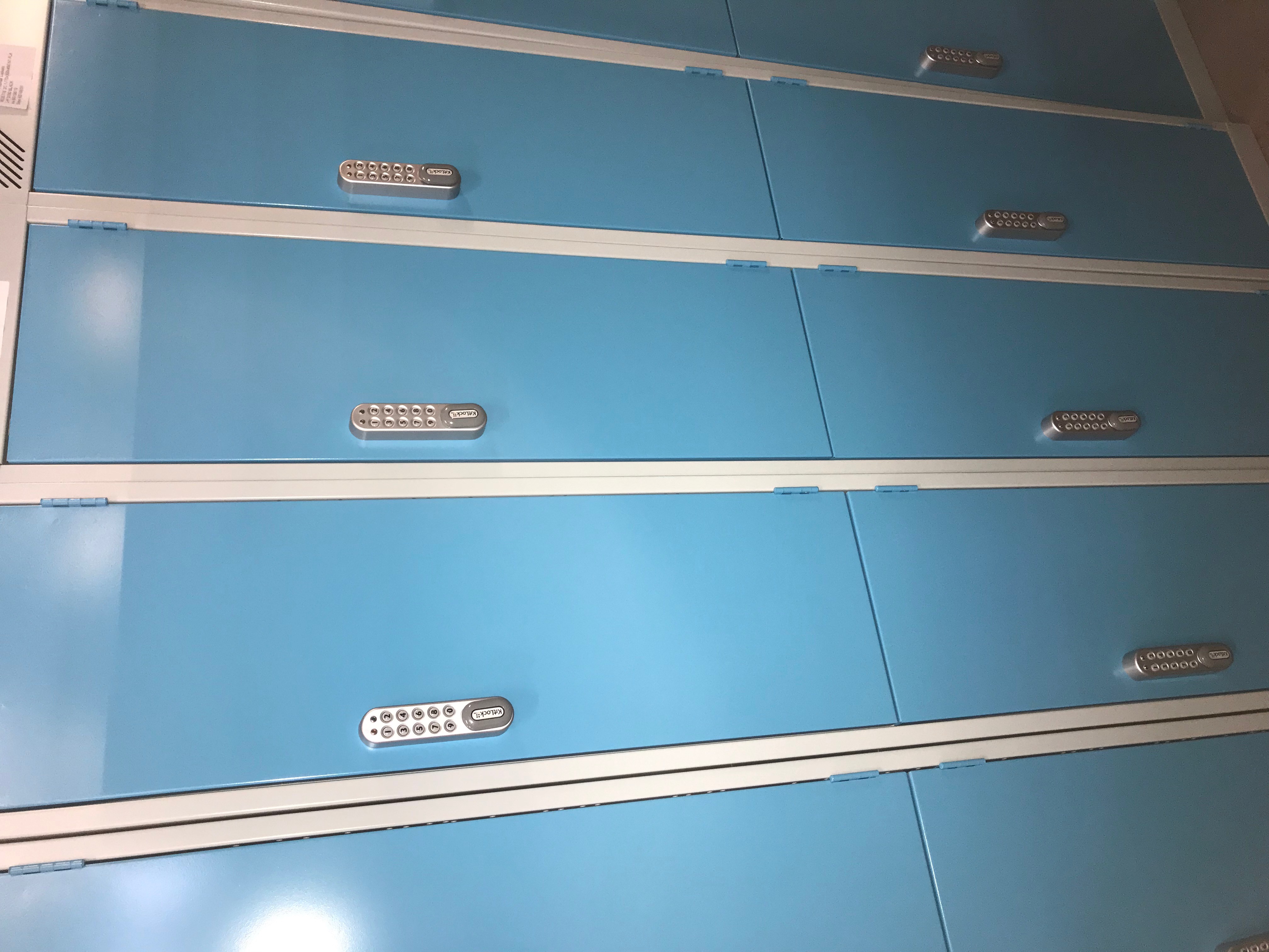 Lockers with Combination Locks