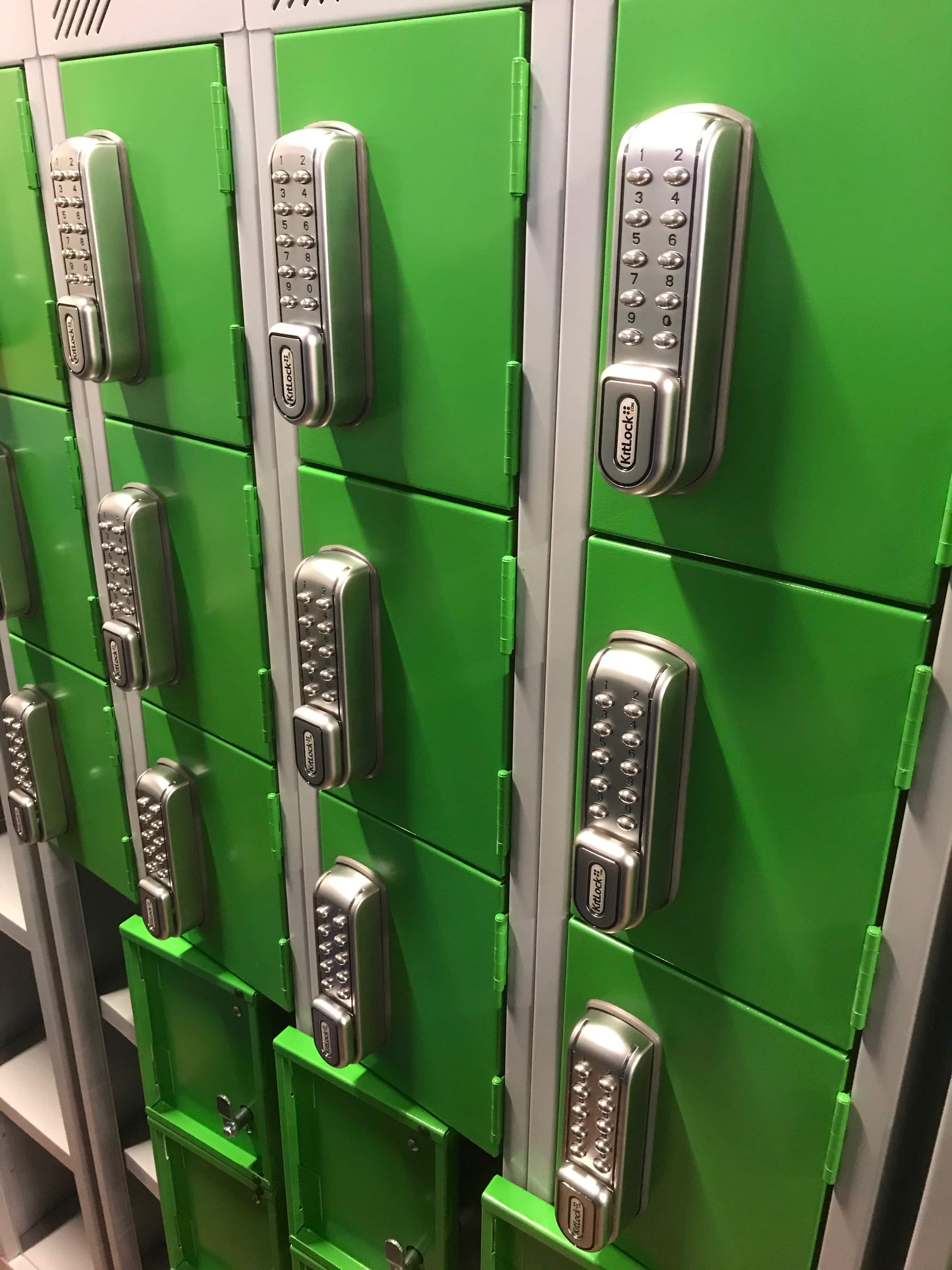 Lockers With Combination Locks