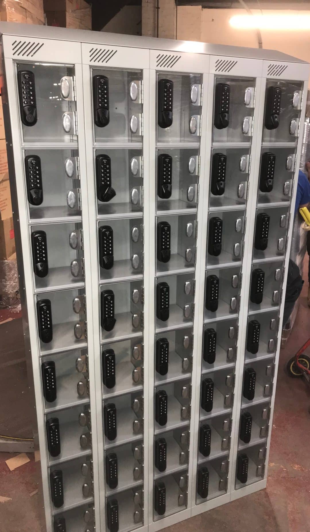 Mini Wallet lockers with Perspex doors - Premier Lockers UK