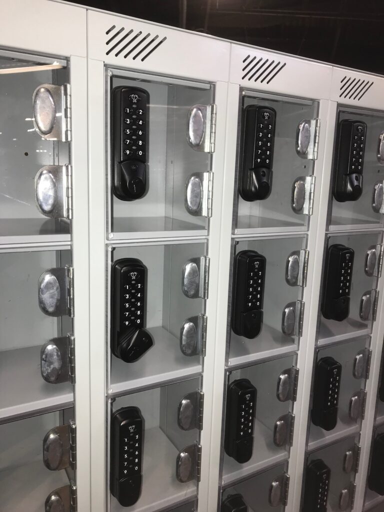 Mini Charging lockers with perspex doors - Premier Lockers UK