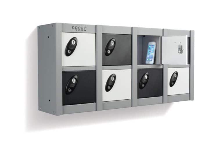 Probe 8 Compartment Mini Wallet lockers - Lockers For Schools And Leisure
