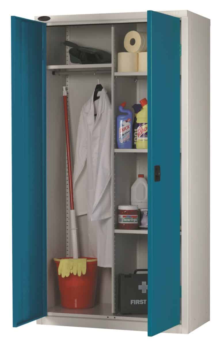 Probe Industrial Double Door Cleaners Cupboard - Lockers For Schools ...